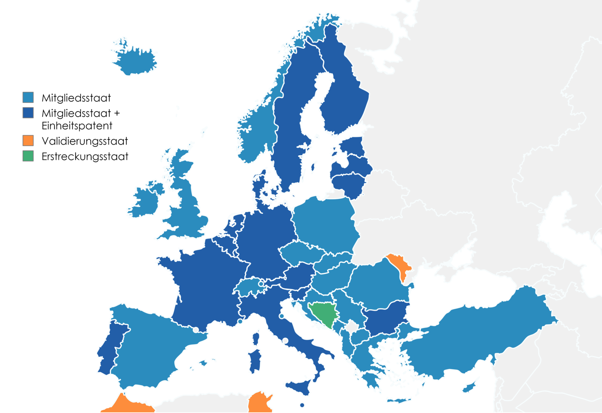 Europäisches Patent erteilt. Welche Länder wählen? - Leckel ...